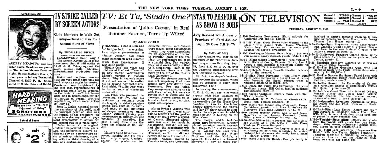 Hollywood on Strike – Stratechery by Ben Thompson