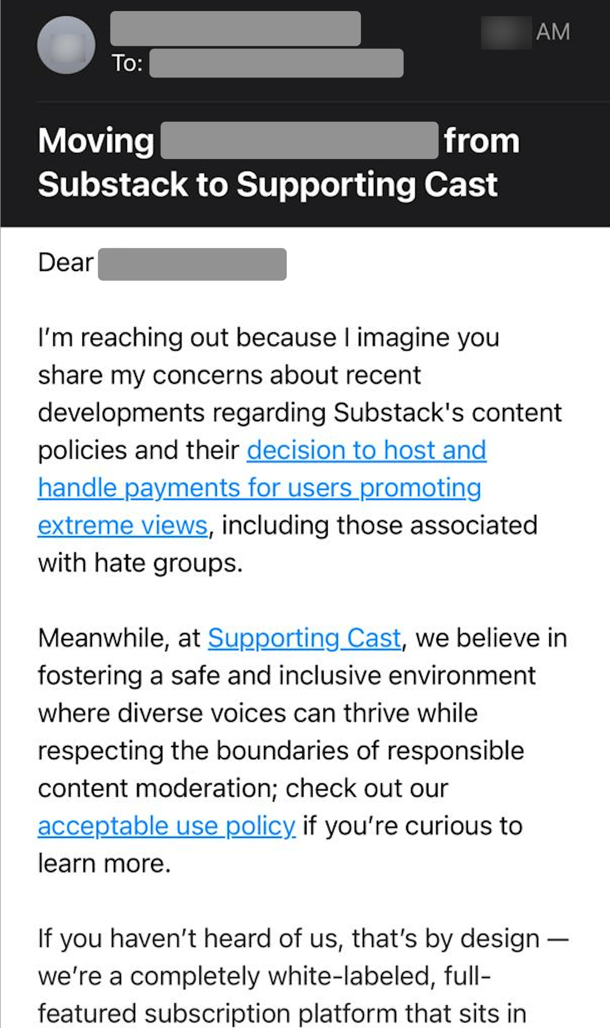Substack and Platformer, Moderation and Infrastructure, Bars and ...